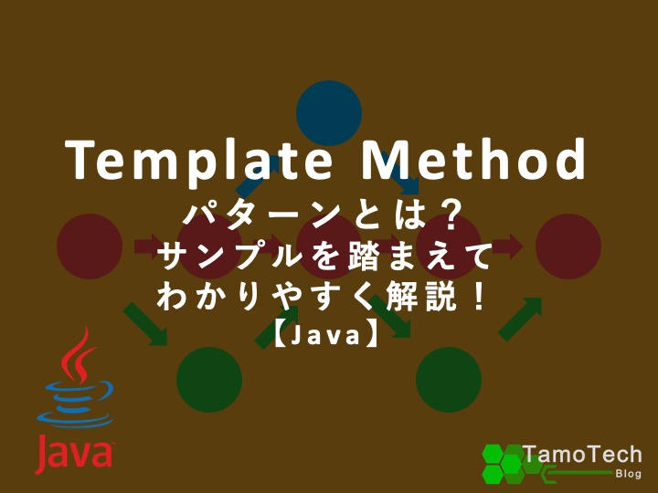 「Template Method」パターンとは？サンプルを踏まえてわかりやすく解説！【Java】